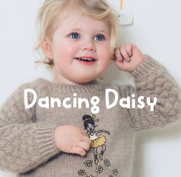 Dancing Daisy (oppskrift) - Gretes Handarbeid
